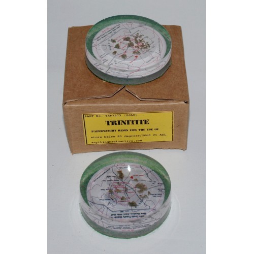 Exclusive Trinitite Paperweight |anythingradioactive
