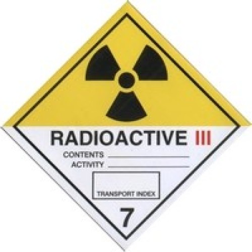 Category III Radiation Warning Sticker |anythingradioactive